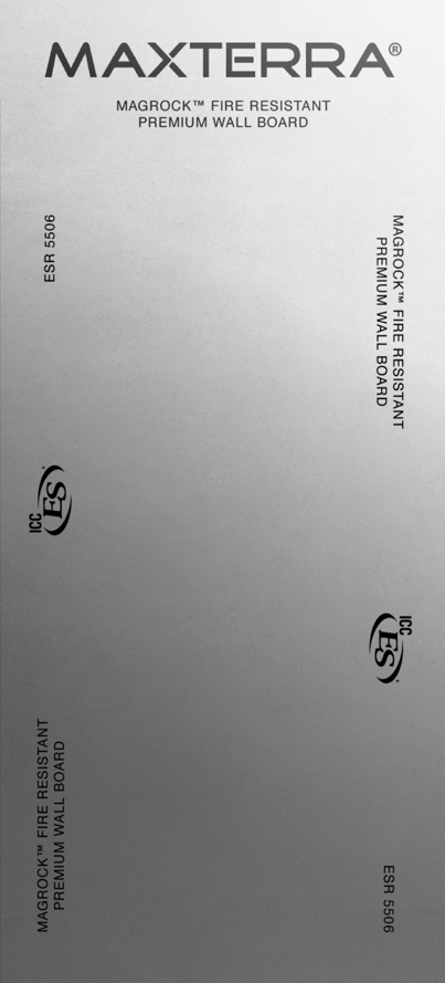 MAXTERRA® MagRock™ Premium Wall Board | Fire Resistant & Lightweight